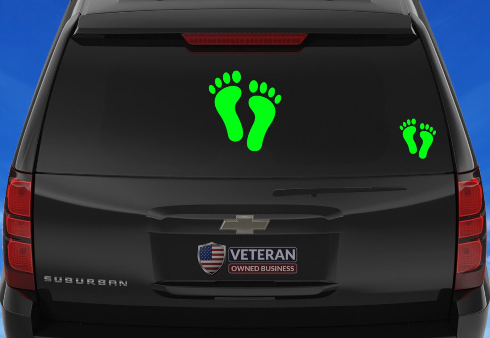 4 Toe Rescue Feet decal Jolly Green Giant Footprint Vinyl - Etsy Ireland