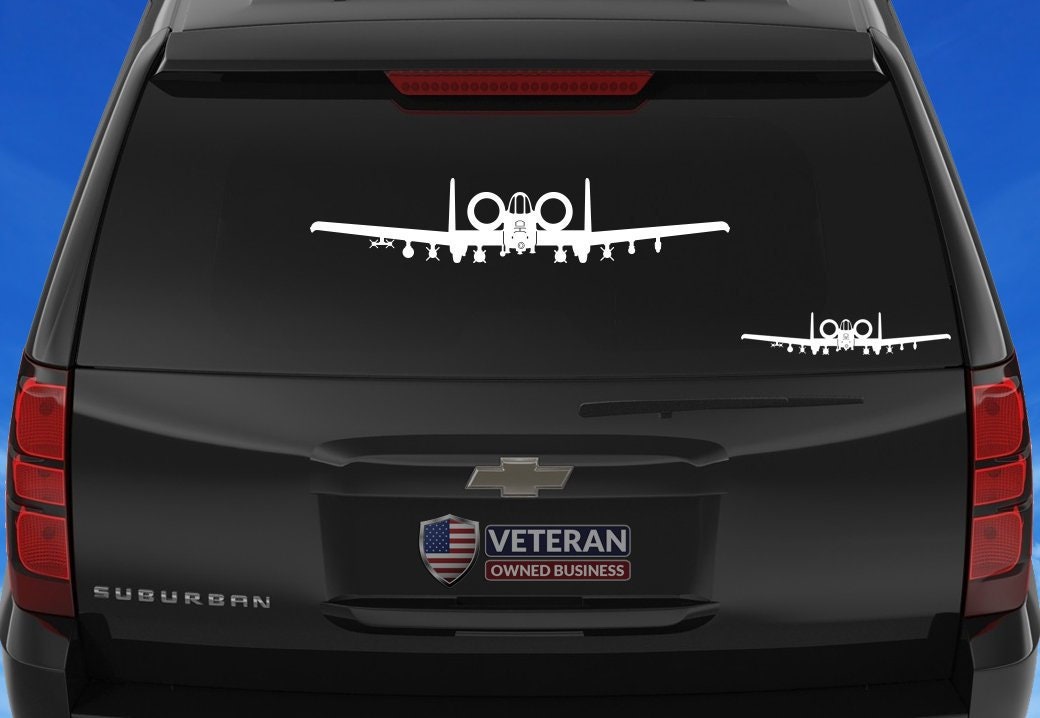A-10 With Pave Penny Pod [front] A-10 Decal, A10 Decal, A-10 Sticker ...