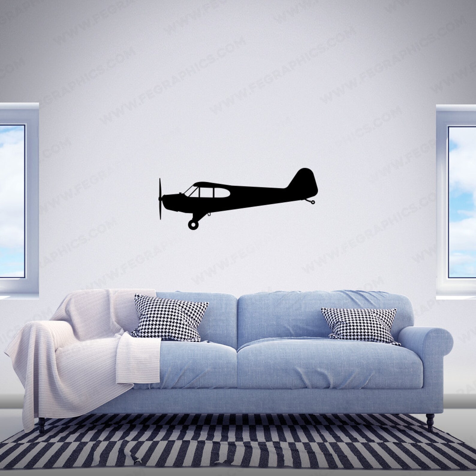 Piper J-3 Cub side Piper J3 Cub Decal Piper J-3 Cub Decal | Etsy