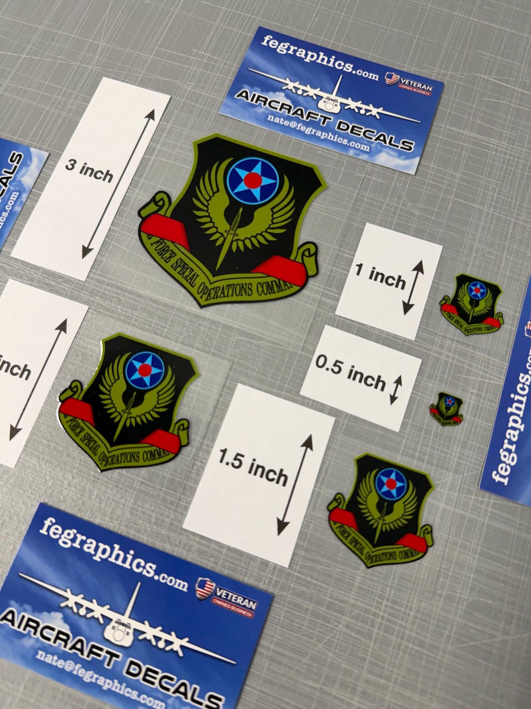 AFSOC Command Decal (subdued) | Red Scarf Version (fegraphics Original ...