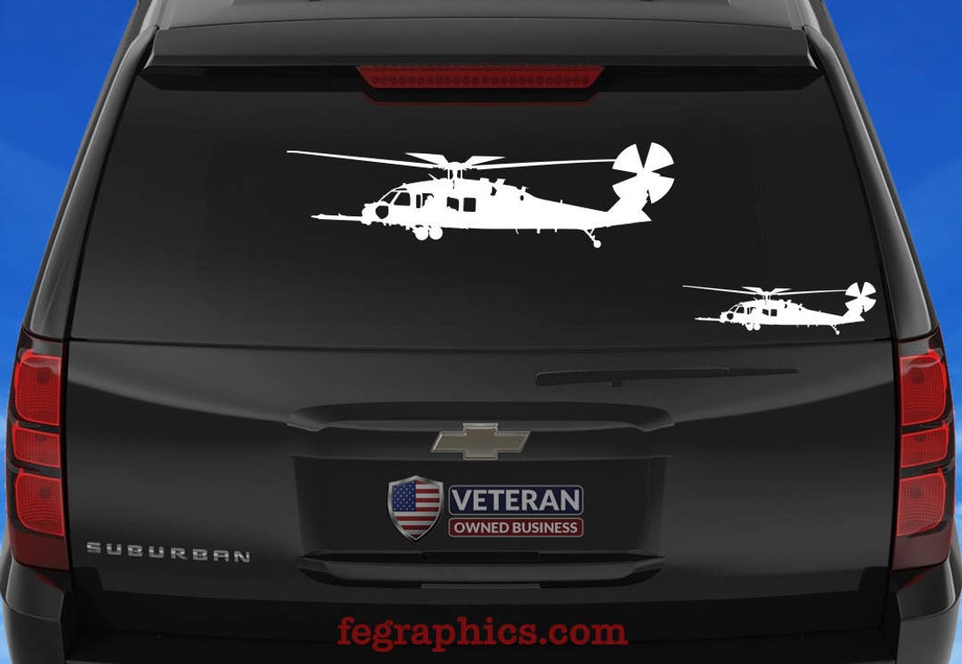 HH-60 Decal - Side 2 - HH60 Pave Hawk Vinyl Decal / Sticker H60 Decal ...
