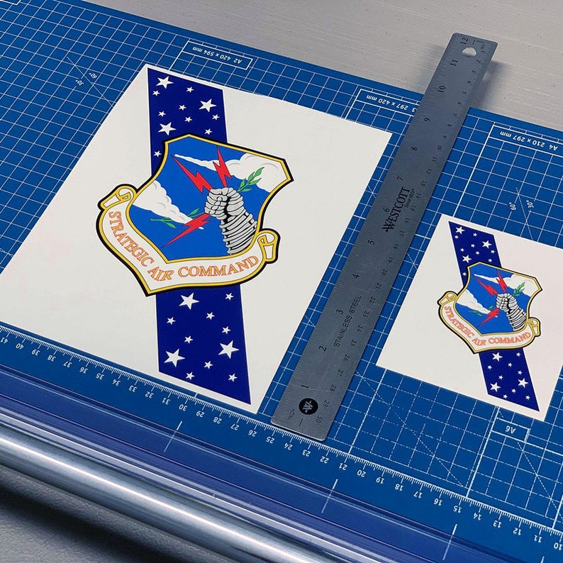 SAC Patch W/ Milky Way [high Quality] Strategic Air Command Emblem, Insignia, SAC Shield Patch ...