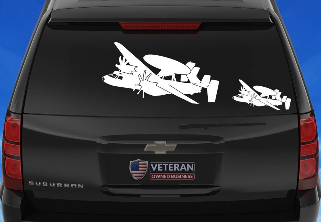 E-2 Hawkeye [angle 1] E-2C, E-2D, E2, Vinyl Decal Sticker, Hawkeye ...