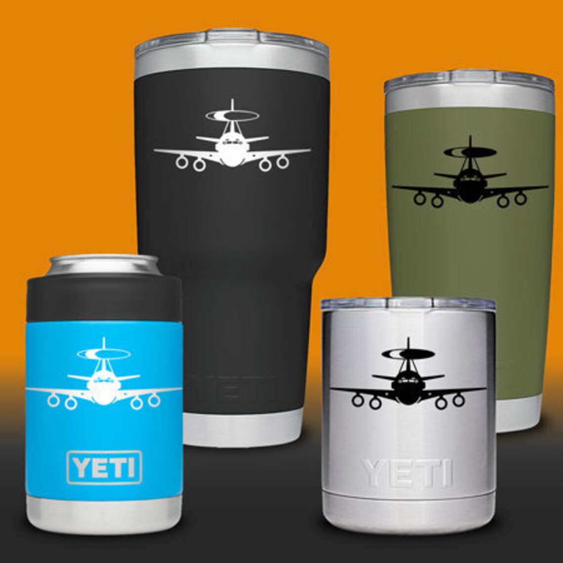 E-3 Sentry AWACS cup Decal E3 Sentry E-3 AWACS Boeing E-3 - Etsy