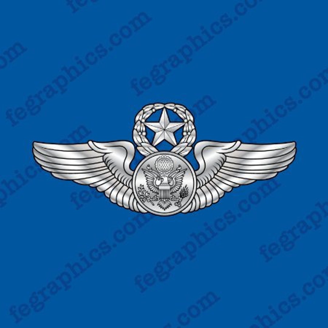 Enlisted Aircrew Wings Decal (master USAF) Full Color, Chief Aircrew ...