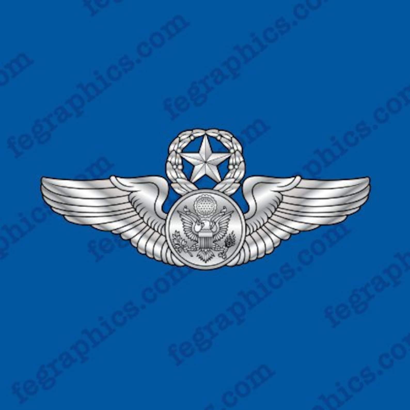 Enlisted Aircrew Wings Decal (master USAF) Full Color, Chief Aircrew ...