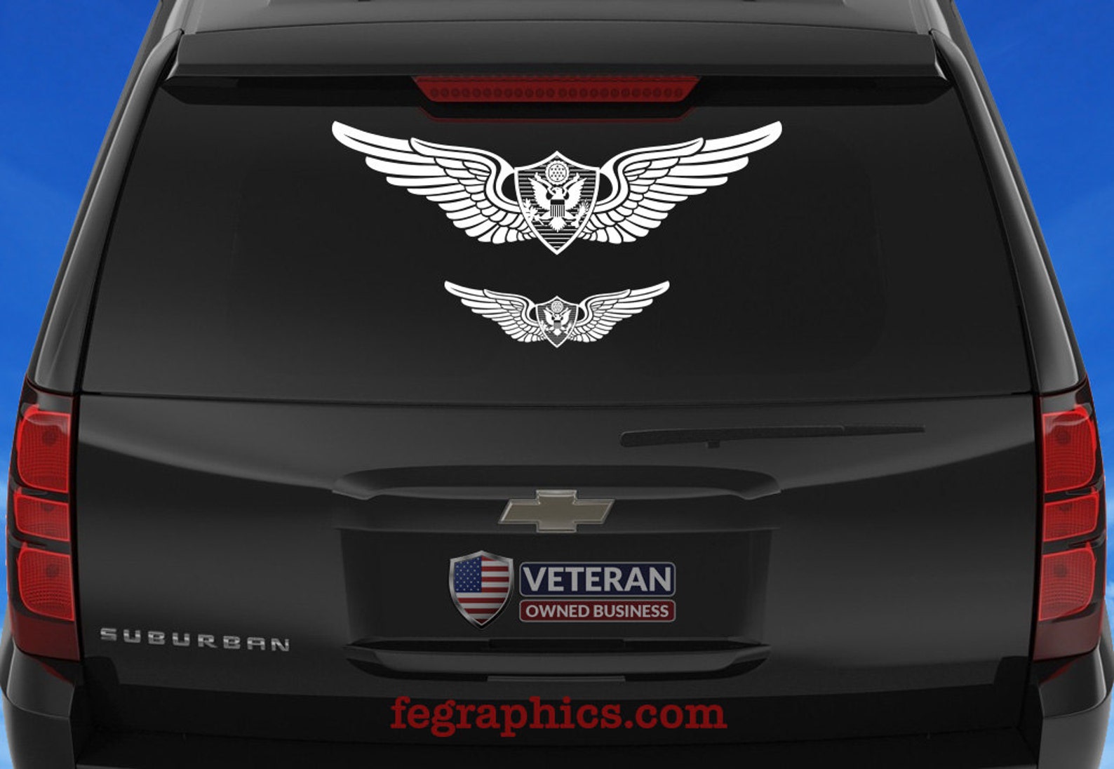 Army Aviation Badge (basic Wings) Vinyl Decal, Sticker, US Army ...