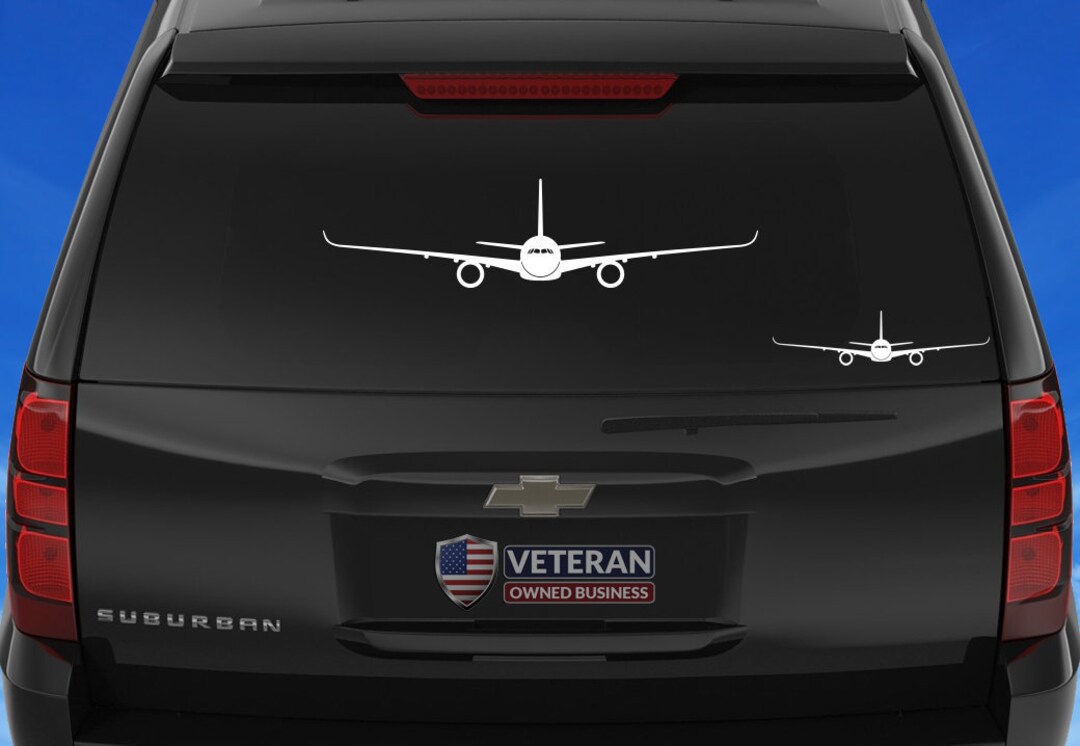 Airbus A350 Decal [front] A350 Vinyl Decal, A350 Vinyl Sticker, Airbus ...