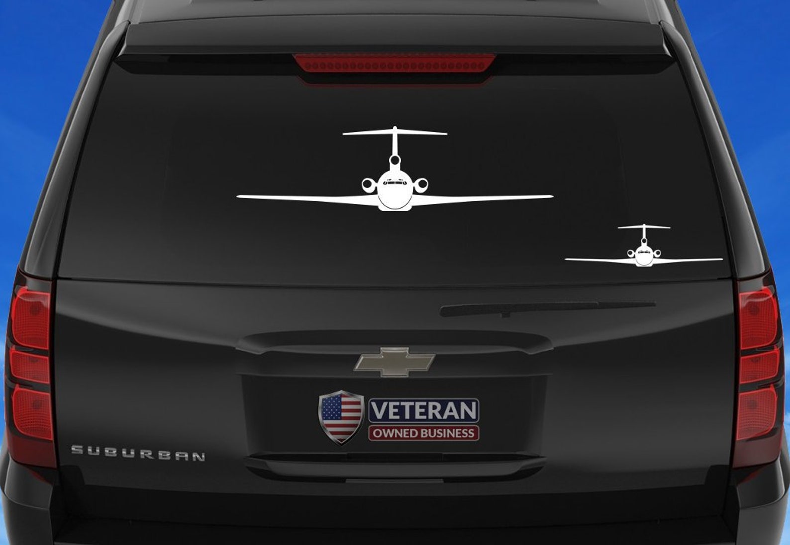 Boeing 727 Decal front 727 Vinyl Decal 727 Sticker Boeing - Etsy