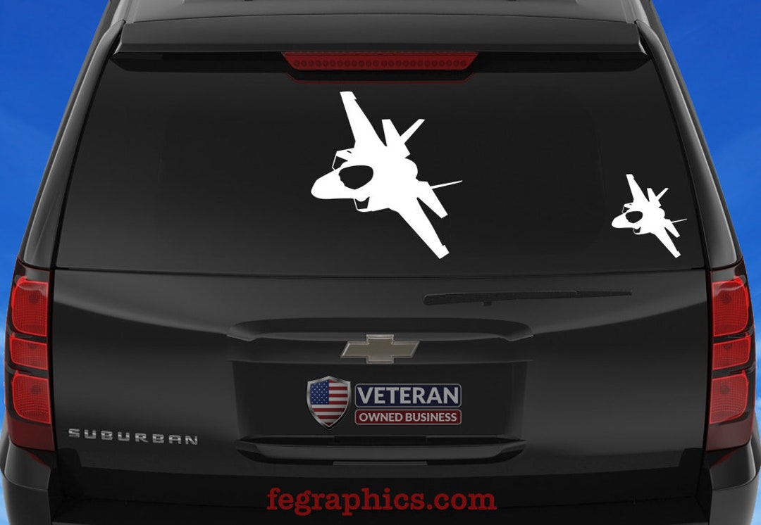 F-35A angle 1 F-35A Decal, F-35 Decal, F-35 Sticker, F-35 Lightning II ...