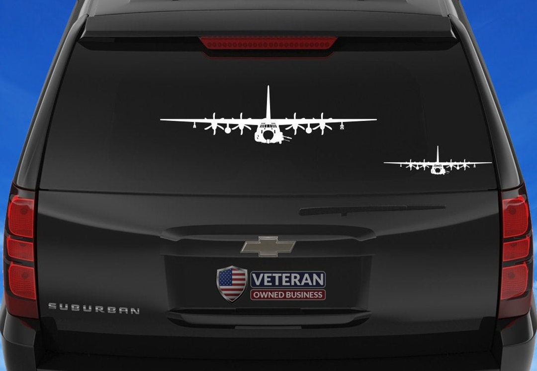 AC-130J W/ Missiles front Ghostrider Gunship Vinyl Decal Sticker AC ...