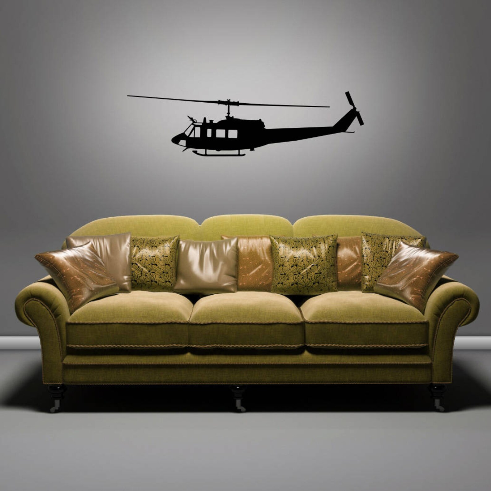 UH-1 Decal - Side 1 - UH1 Decal / UH1 Vinyl Decal / UH1 Sticker / UH-1 ...