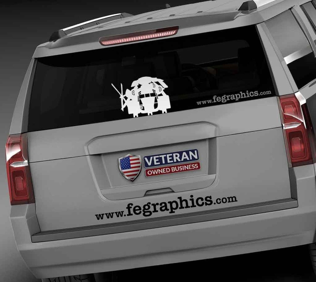 MH-53E Sea Dragon [front Folded] Vinyl Decal Sticker, Helicopter, USN ...