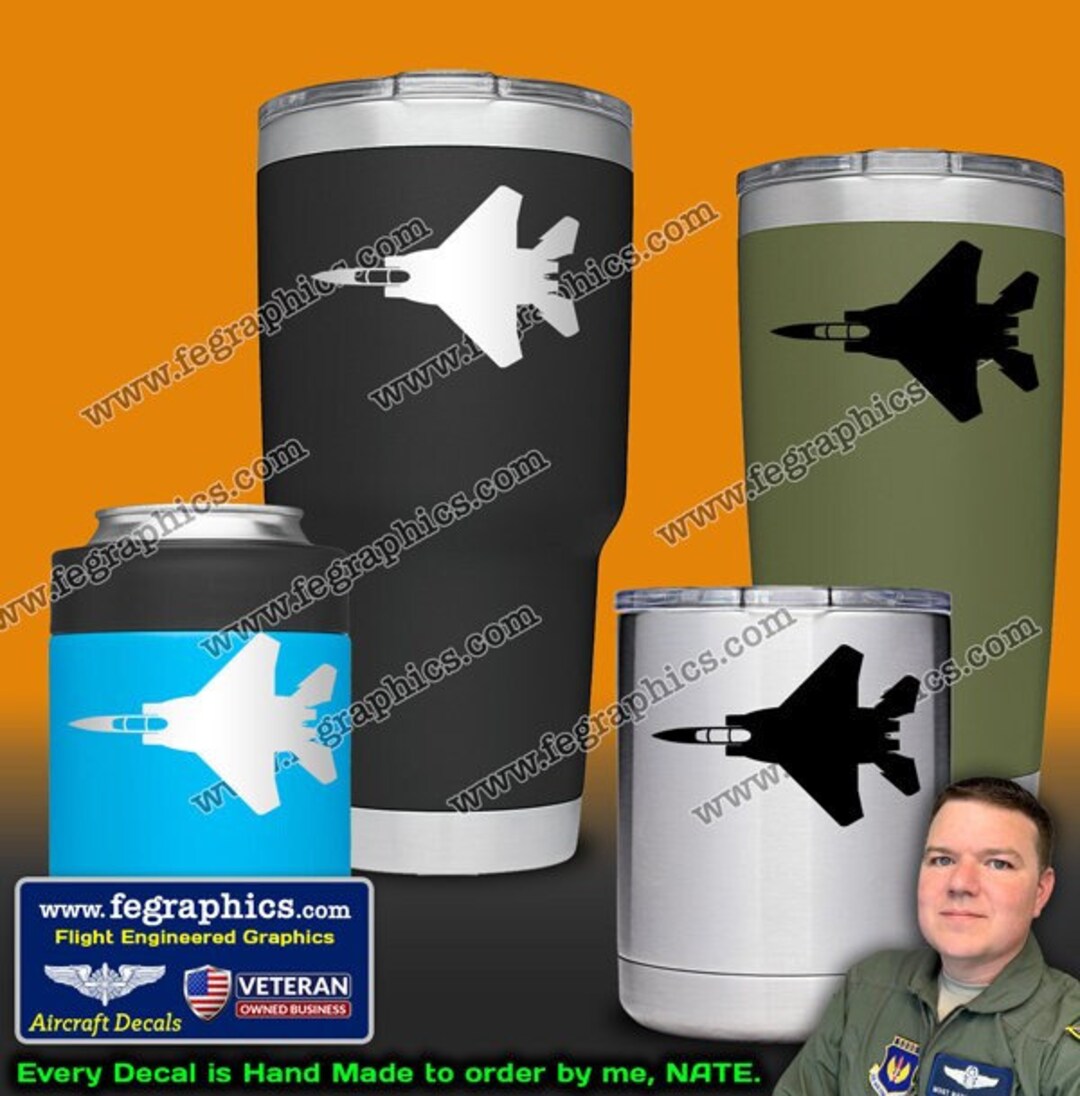 F-15E Strike Eagle TOP [cup Decal] F15E Strike Eagle Vinyl Decal ...