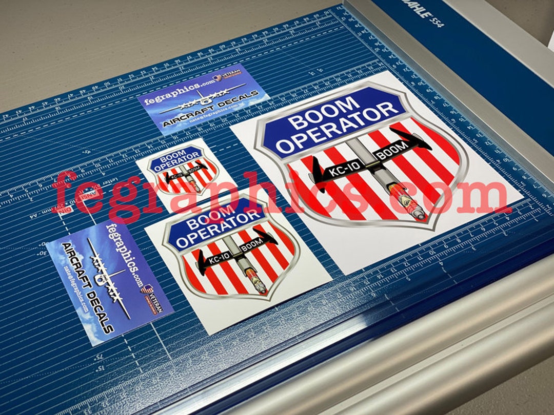 KC-10 Boom Operator [patch Decal] KC10 Boom Vinyl Decal Sticker ...