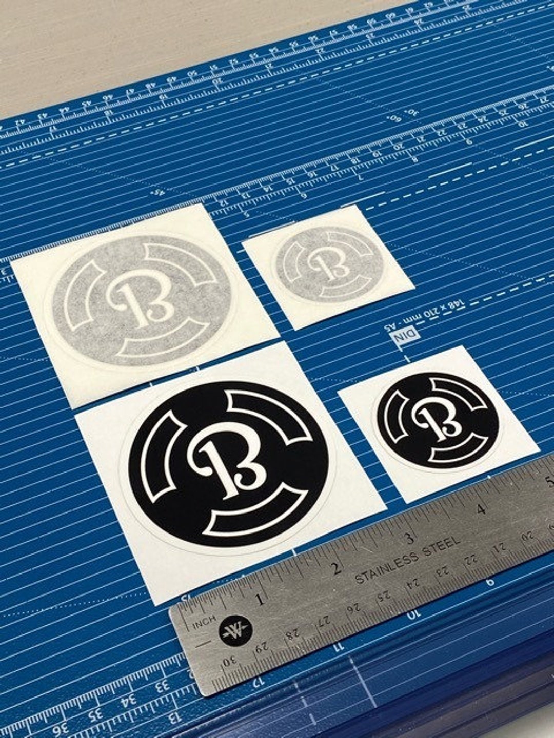 Beechcraft Model 18 [replica Control Yoke Hub Logo Decal] Beech 18 ...