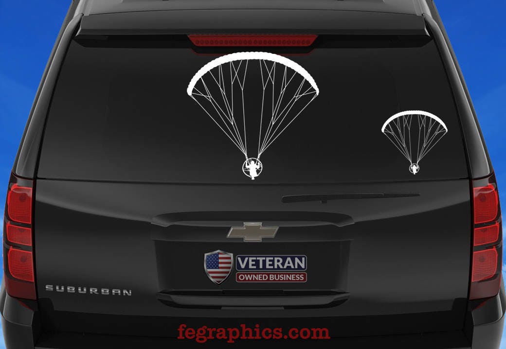 PPG Powered Paramotor Decal [front 1] Powered Paraglider, Powered ...