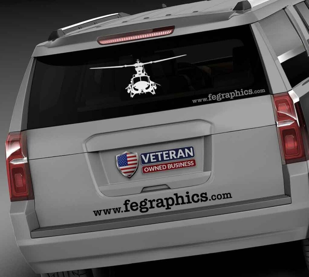 UH-1Y Venom [minigun - .50 Cal] Bell UH1Y Venom, Super Huey, Vinyl ...