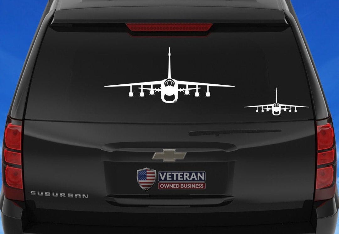 A-7E Corsair II [front Max Load] A7 Decal, A-7E Vinyl Decal Sticker, A7 ...