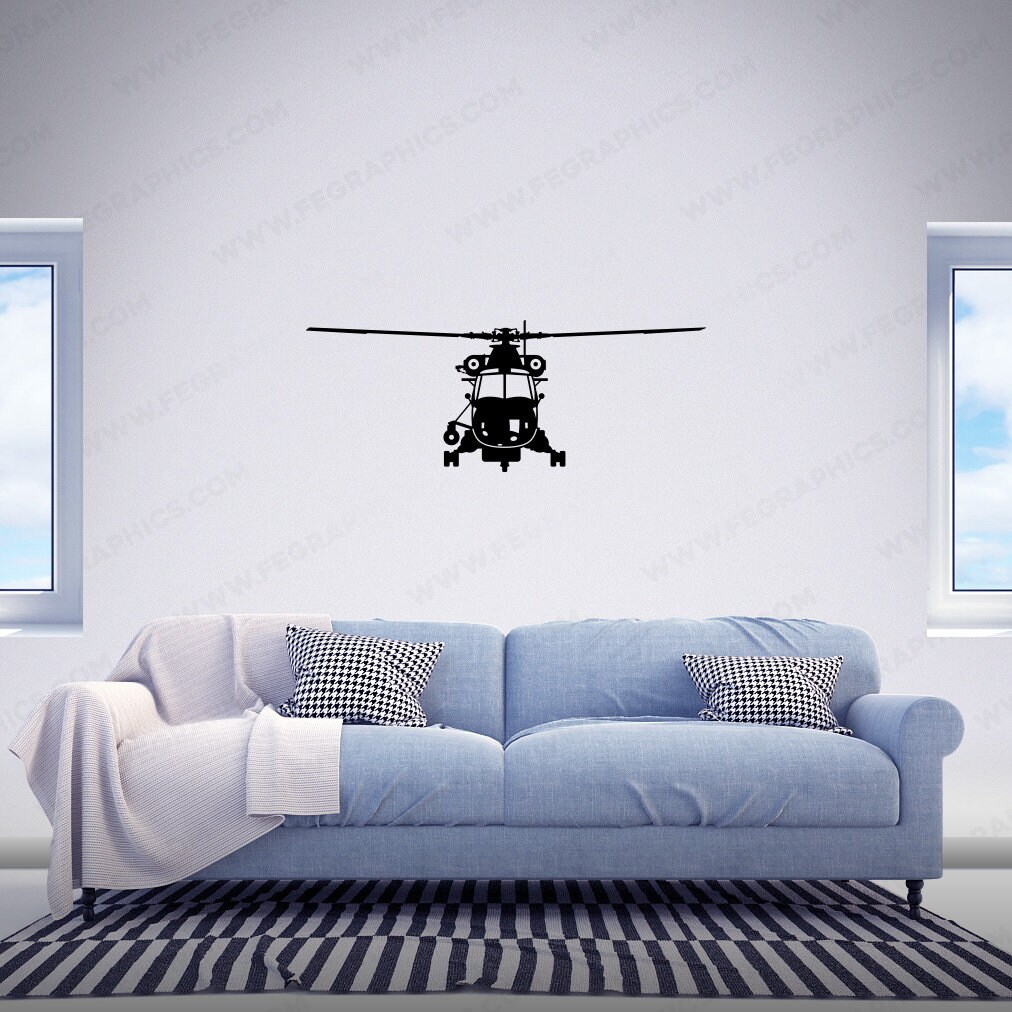 SH-2F Seasprite [gear Down Front] SH-2 Sea Sprite Decal, SH2F Decal ...