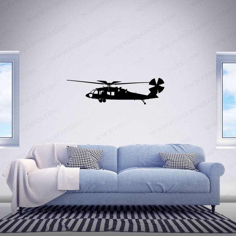 UH-60 Black Hawk - Side 1 - Vinyl Decal / Sticker - Etsy