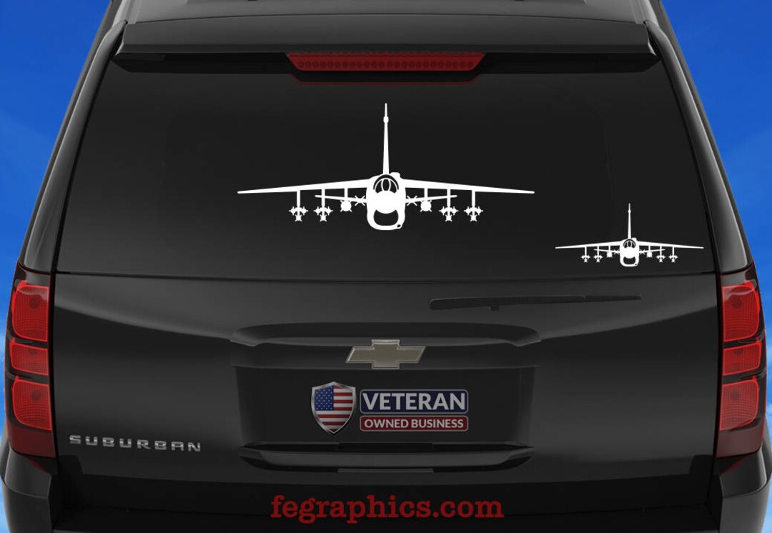 A-7D Decal - Front - A7 Decal / A-7 Decal / A7 Vinyl Decal / A7 Vinyl ...