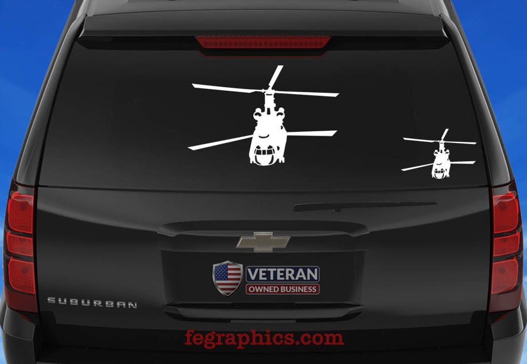 CH-47 Chinook - Front Down - Vinyl Decal / Sticker - Etsy