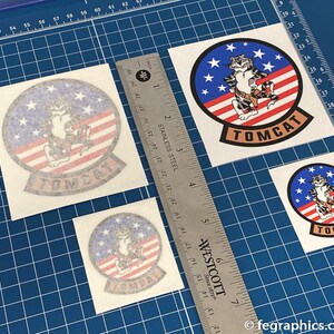 F-14 Tomcat Patch Decal [high Quality] Tomcat Emblem, Insignia, F14 ...