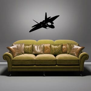 F-22 Raptor angle 1 F22 Decal, F-22 Sticker, Lockheed F-22 Raptor Decal ...