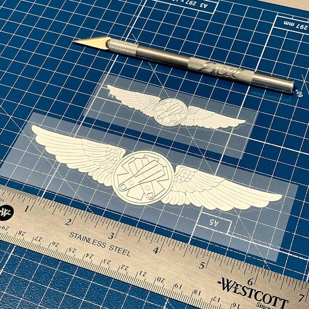 Rescue Swimmer [white Ink Wings] Rescue Swimmer Decal, USCG Decal ...