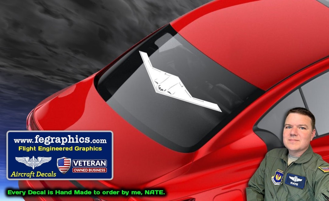 B-21 Raider [front Down] B21 Raider Decal, Northrop Grumman B-21 Raider ...