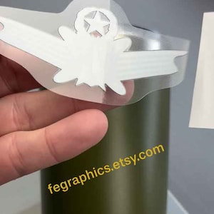 Space Operations Badge, Vinyl Decal Sticker, Space Force Wings, Space ...