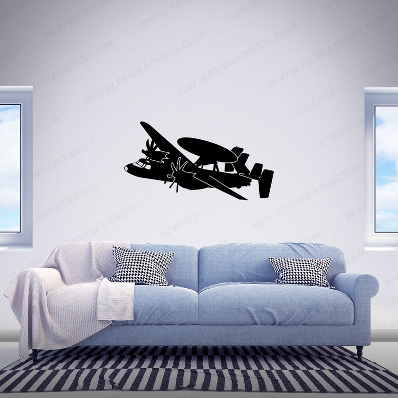 E-2 Hawkeye angle 1 E-2C E-2D E2 Vinyl Decal Sticker | Etsy