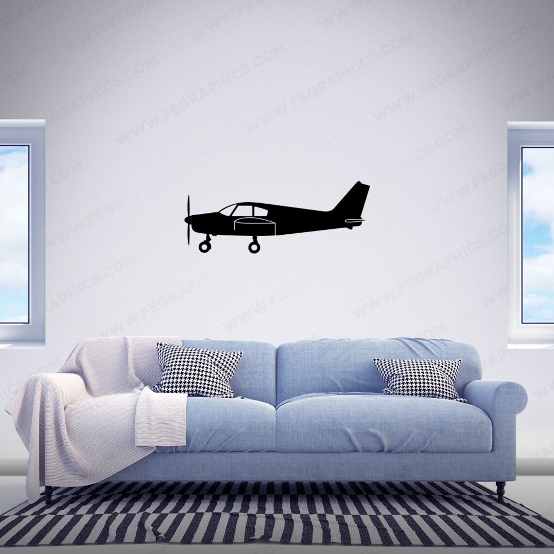 Piper PA-28 Cherokee side Piper PA-28 Decal Piper PA-28 - Etsy
