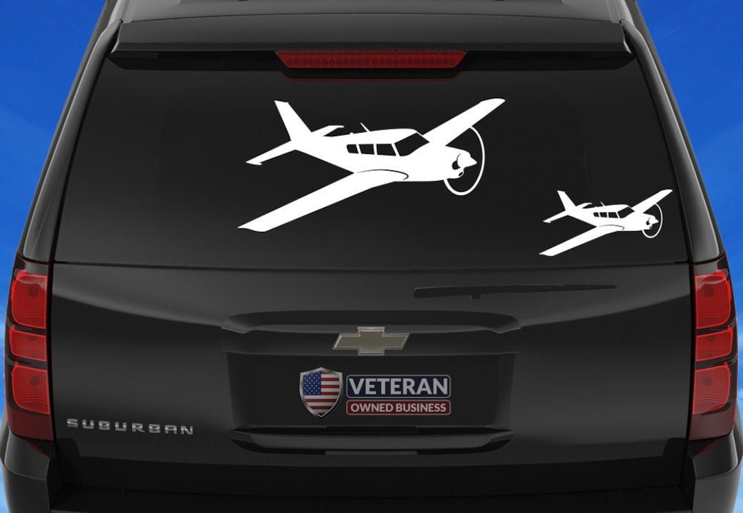 Piper PA-24 Comanche [angle 1] Piper PA24 Comanche, Vinyl Decal Sticker ...