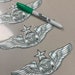 Enlisted Aircrew Wings Decal (senior USAF) Full Color, Aircrew Badge ...