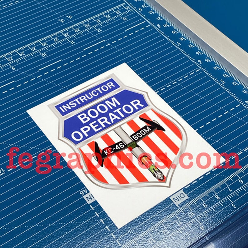 KC-46 INSTRUCTOR Boom Operator patch Decal KC46 Boom Vinyl | Etsy