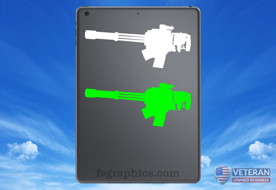 M134 Minigun Decal - GAU-17 Decal / M134 Decal / Minigun Decal / GAU-17 ...