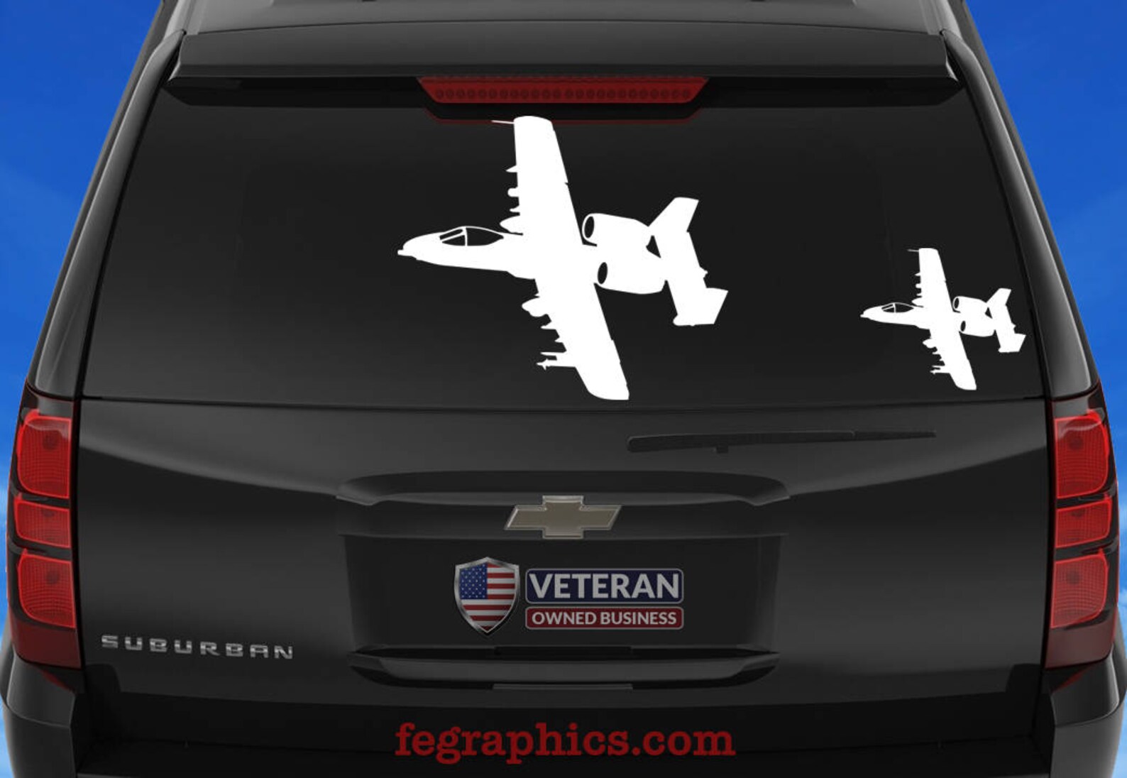 A-10 Decal - Angle 1 - A10 Decal // A-10 Thunderbolt II / A-10 Warthog ...