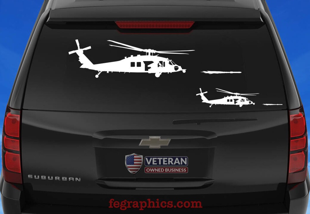 MH-60S [side] FIRING AGM-114 - MH60S Knighthawk Decal, MH60S Decal ...