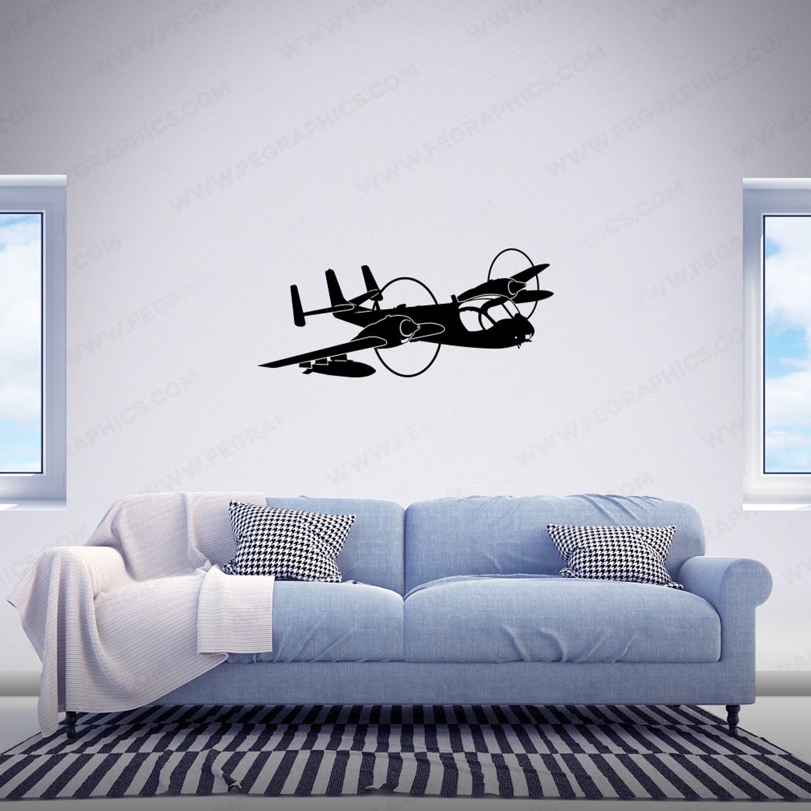 OV-1D Mohawk [angle 1] OV1D Decal, OV-1 Vinyl Decal Sticker, OV1D ...