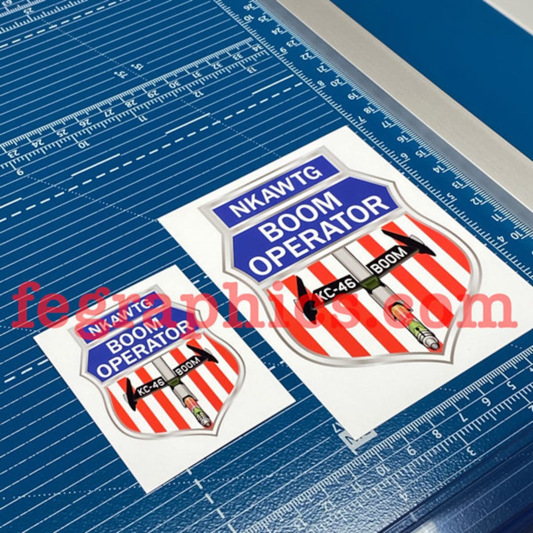 KC-46 NKAWTG Boom Operator [patch Decal] KC46 Boom Vinyl Decal Sticker ...