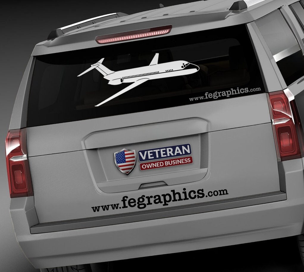 C-9B Skytrain II US Navy Angle 2 C9B Decal, DC9 Vinyl Decal Sticker ...