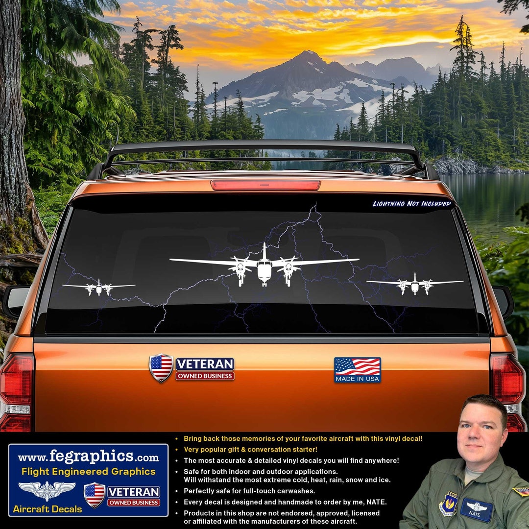 Decal of a S-2T [front 7] Vinyl Sticker, Air Tanker, Aviation Gift ...