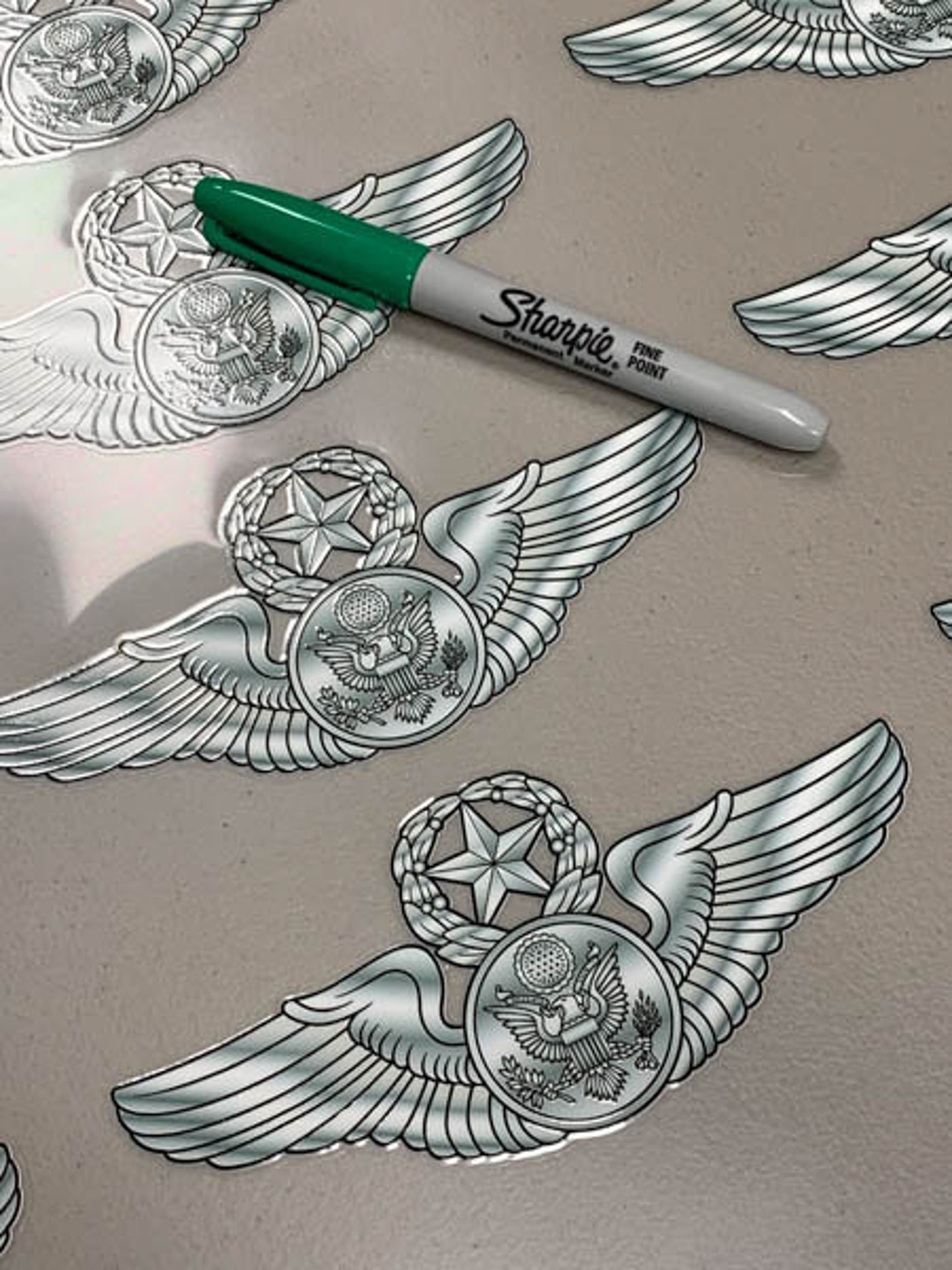 Enlisted Aircrew Wings Decal (master USAF) Full Color, Chief Aircrew ...