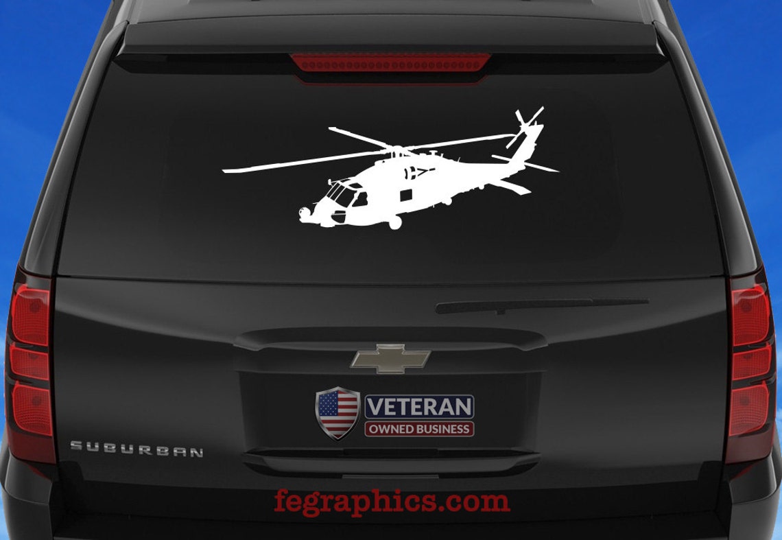 SH-60 Seahawk - "angle View 1" - Vinyl Decal / Sticker - Etsy