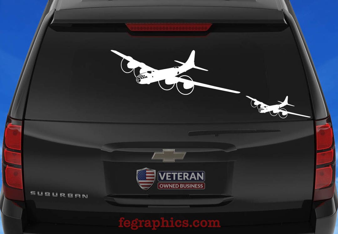 B-29 Superfortress - Angle 1 - B-29 Decal / B29 Decal / B-29 ...