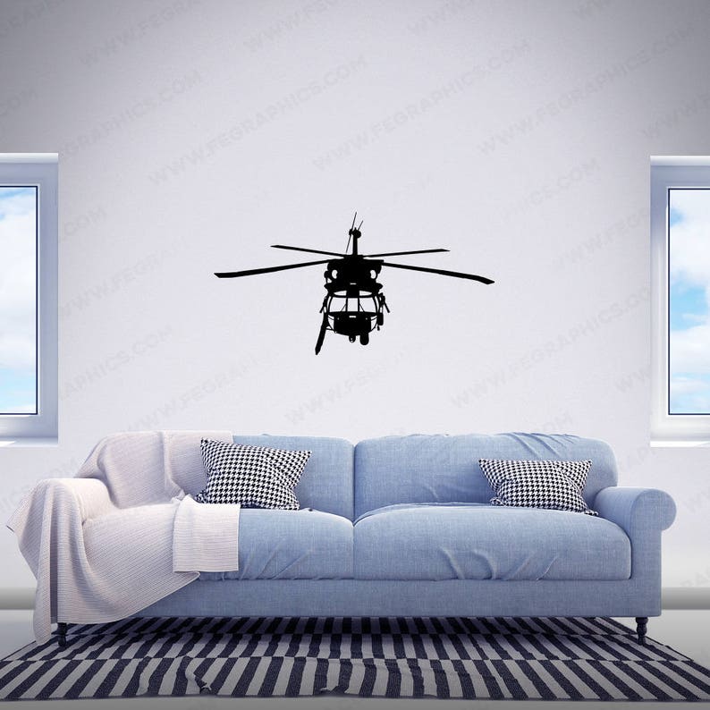 HH-60 Decal - Front Down - HH60 Pave Hawk Vinyl Decal / Sticker H60 ...