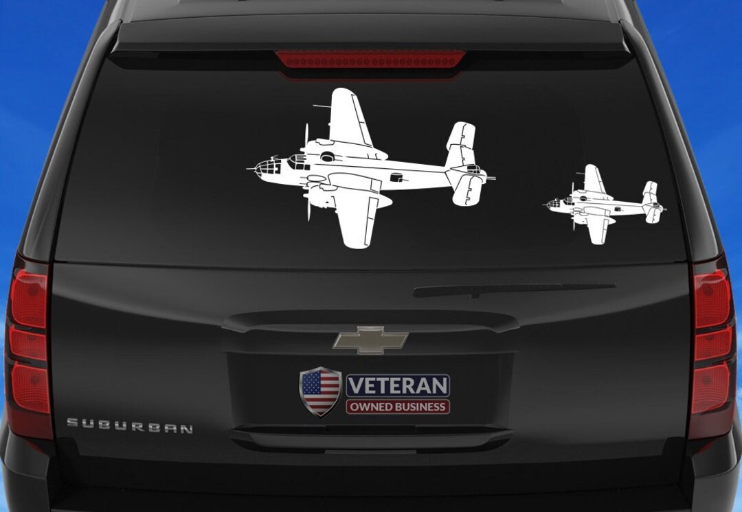 B-25J Mitchell "panchito" [angle 1] B25J Decal, B-25 Vinyl Decal ...