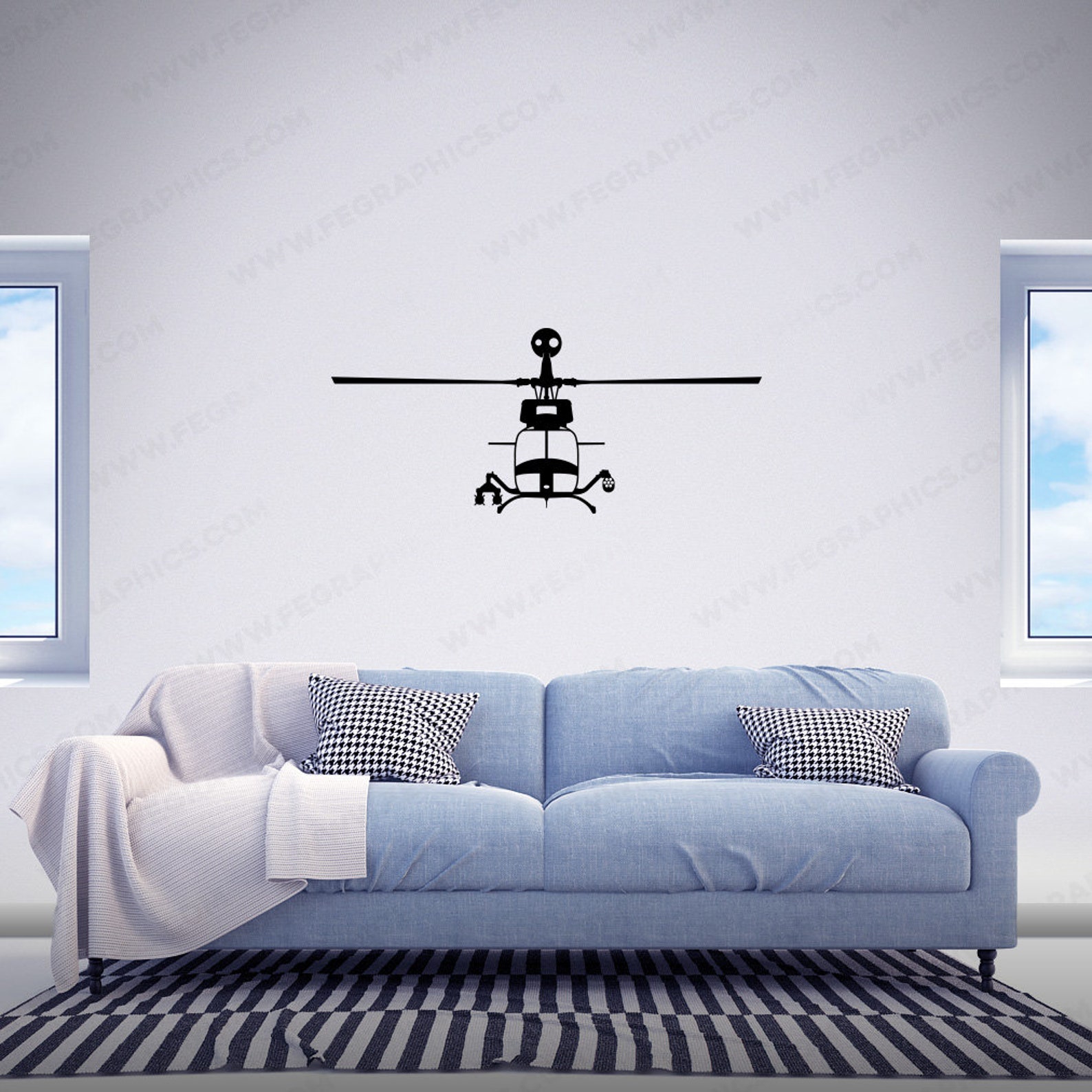 OH-58D Front Hellfire / Hydra OH58 Decal OH58 Sticker | Etsy